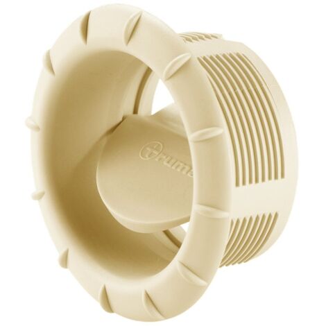 Bouche à air embout beige pour caravane et camping-car