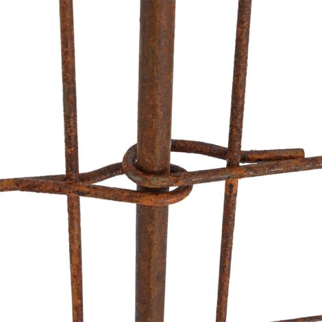 Edelrost Teichzaun Gartenzaun 11tlg Set Zaun Zaunelemente Gitterzaun ...