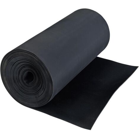 Gummimatte Anti-Rutsch Matte 10 m x 40 cm Riffelmatte Bodenmatte ...