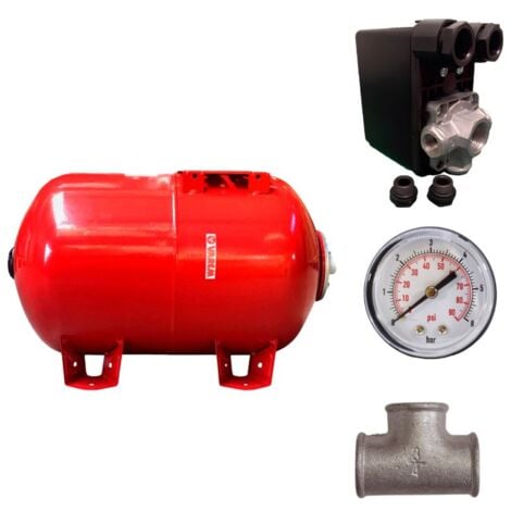 Kit réservoir vessie VAREM horizontal 60L - 1"