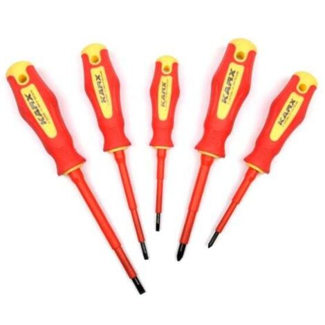 Jeu de 5 Tournevis Isolés VDE S2 KARX