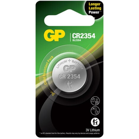 GP Battery Batteria al Litio a Bottone 3V CR2354 (Blister 1 Pezzo)