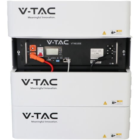V-TAC Amadio Rack per Batterie di Accumulo da 5kWh con BMS Integrato