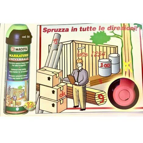 MACOTA MARKATORE smalto speciale universale per tracciare linee Colore ...