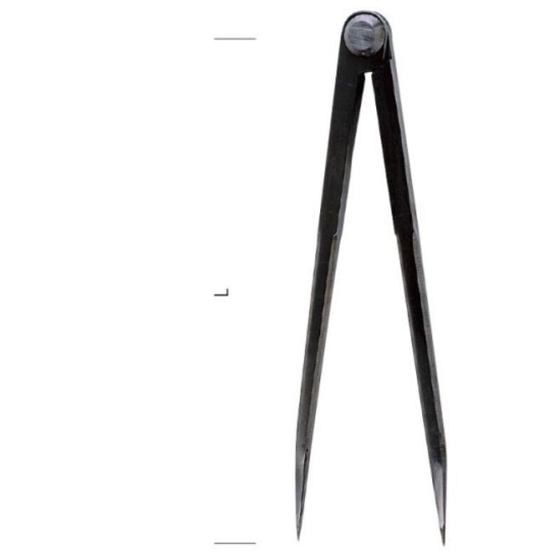 Compas simple METRICA 48004 – 250 mm robuste pour traçage professionnel