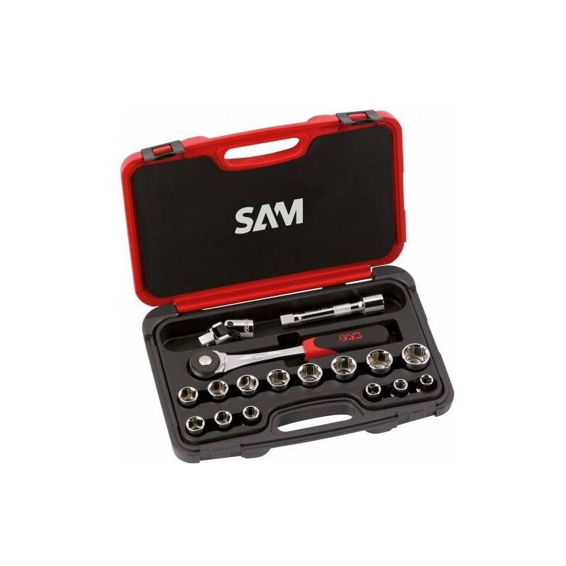 SAM OUTILLAGE - Coffret 17 Outils 1/2''