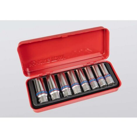 KING TONY - Coffret de douilles longues 3/8" 8 pièces