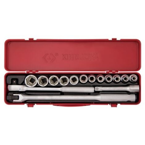 KING TONY - Coffret de douilles 1/2" 15 pièces