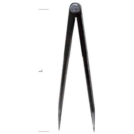 Compas simple METRICA 48003 – 200 mm robuste pour traçage précis