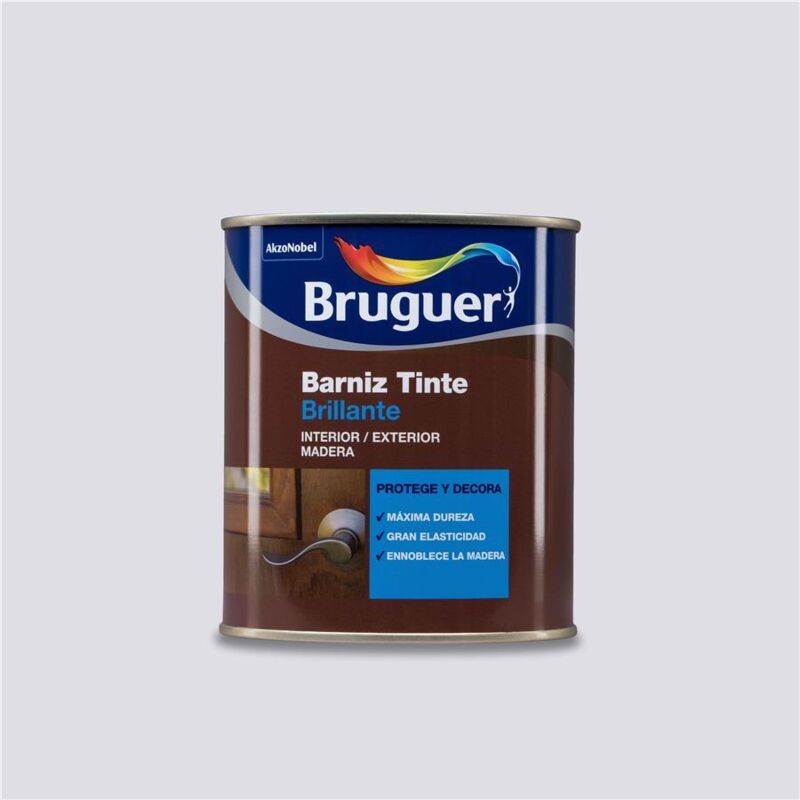 Barniz tinte Bruguer brillante Caoba 250 Ml
