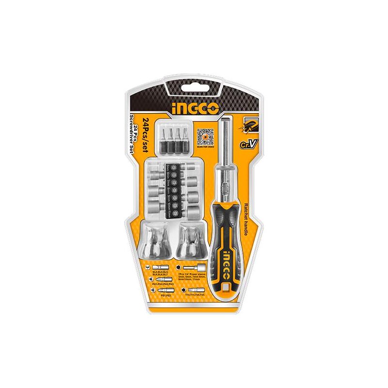 Destornillador 24 piezas de Ingco HKSDB0248
