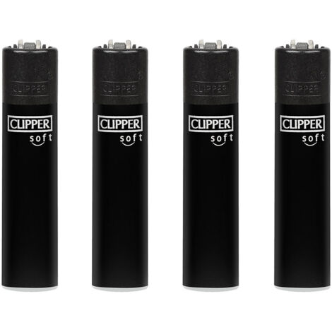 Encendedor cp11 acabado especial soft negro. clipper