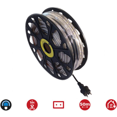 Tira de led 60 leds/m 4,2w/m 220-240v ip44 50 m azul
