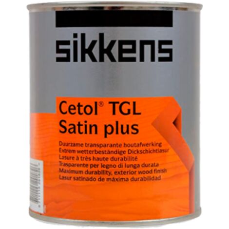 Sikkens Lasur al Disolvente Satinado Cetol TGL Satin Plus Roble claro 1 Lt