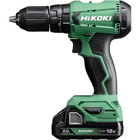 Hikoki Taladro atornillador DV18DAWCZ 18V 2,0AH 2 Baterías