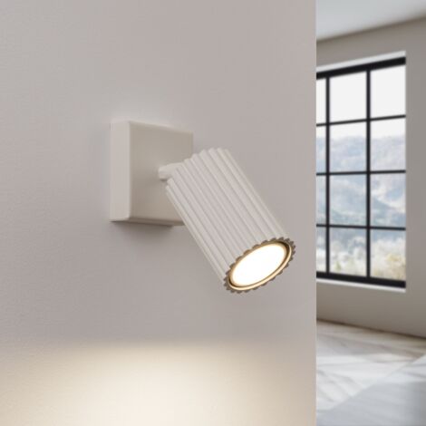 Wandlampe Aluminium GU10 verstellbar Creme Modern