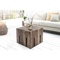 Beistelltisch Treibholz 30x45x30cm Unikat Holzblock Couchtisch Hocker ...