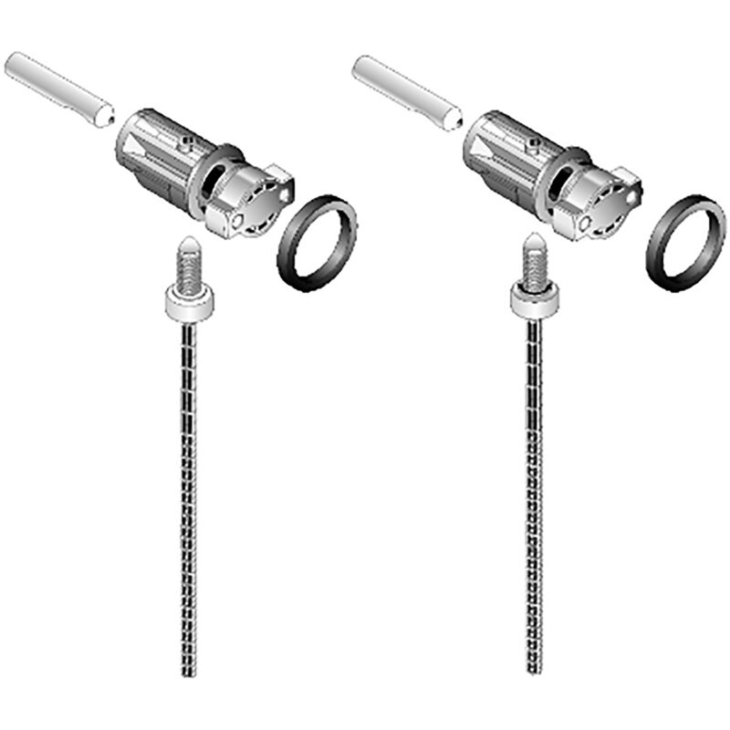 LAUFEN EasyFit, kit de fixation, M8, pour urinoirs Antero