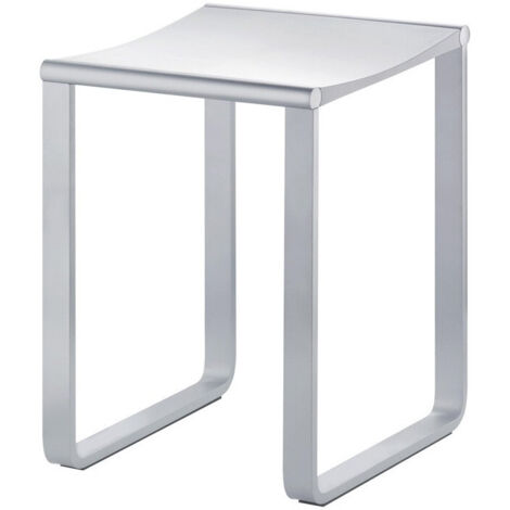Sgabello PLAN alluminio anodizzato argento / grigio chiaro RAL KEUCO