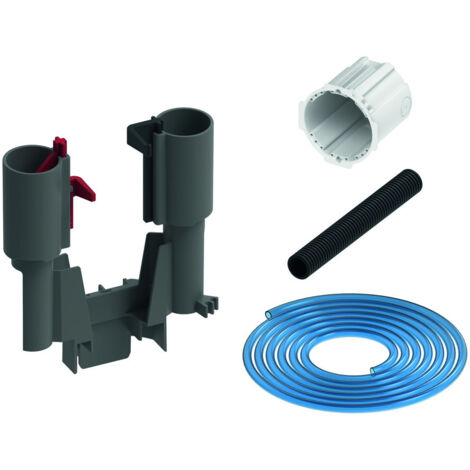 Juego de tuberías TECEflushpoint, desbloqueo neumático remoto,