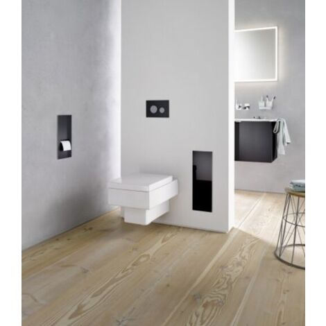 Módulo de papel WC emco asis 2.0 - modelo empotrado, bisagra de