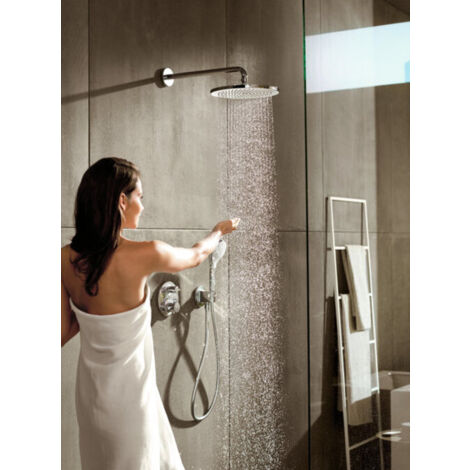 Hansgrohe Croma - Rociador de ducha 280, EcoSmart, cromo negro ...