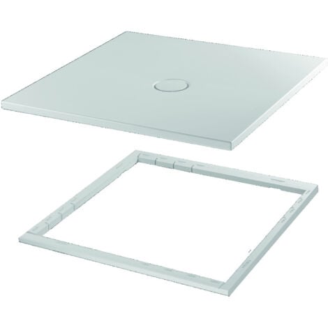 Plato de ducha BetteFloor con soporte mínimo y esmaltePlus,