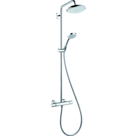 Tubo de ducha Croma 220 1jet con termostato, cromado, 27185000