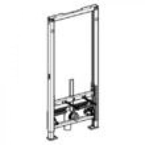 Geberit Duofix bidé mural para grifería monomando 98cm,