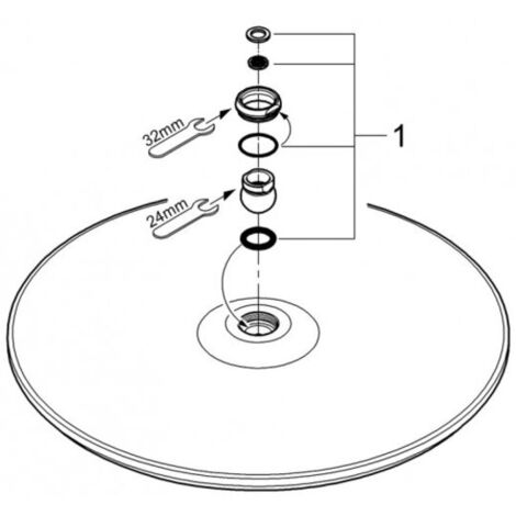 Grohe Rainshower Cosmompolitan 400 ducha de cabeza, 28778000