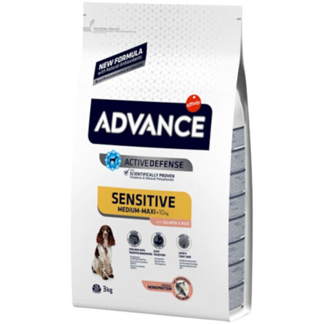 Advance Dog Sensitive Adult Medium Maxi Salmone e Riso - Sacco da 3 kg