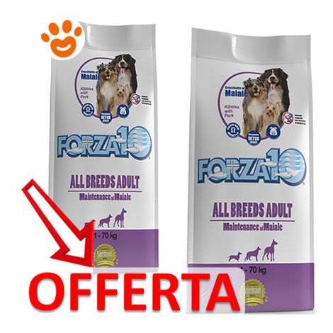 Forza 10 Dog Maintenance Adult All Breeds con Maiale - Sacco da 2 kg