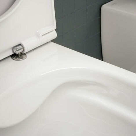 Laufen Lua WC-Set, Wand-WC Advanced inkl. WC-Sitz mit Deckel, verdeckte ...