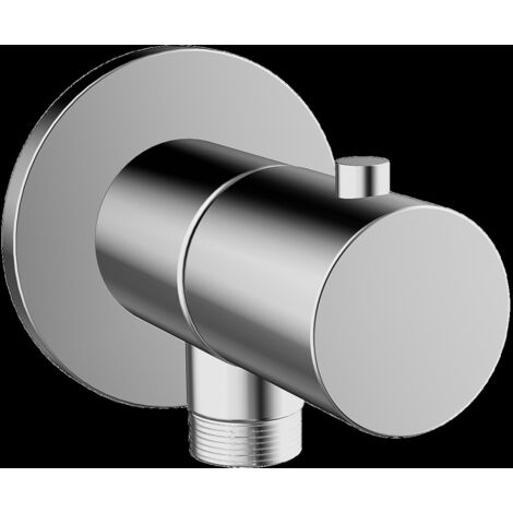 HANSA Wandanschlussbogen, rund, 75x75 mm, chrom, 51570173