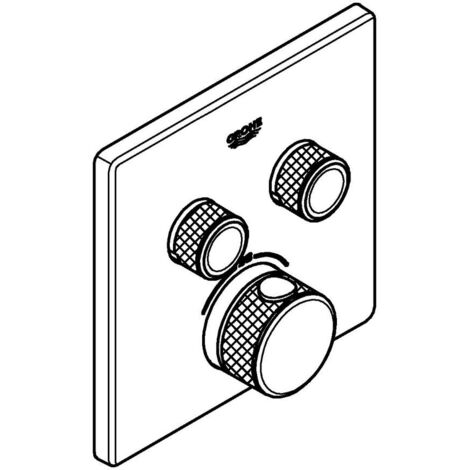 Grohe Grohtherm SmartControl Thermostat mit zwei Absperrventilen,