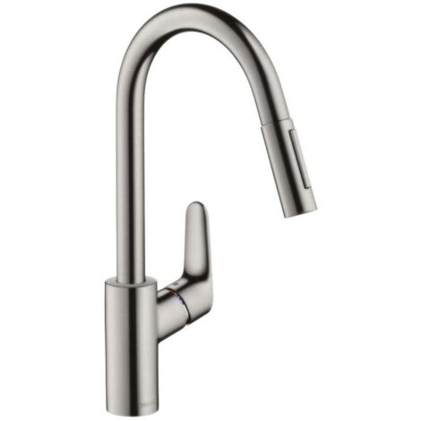 hansgrohe Focus M41 Einhebel-Küchenmischer 240, Ausziehbrause,