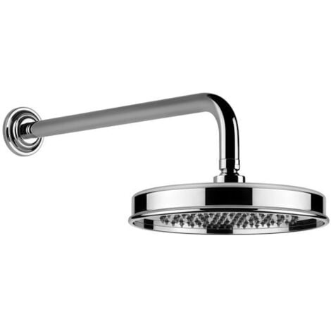 Gessi Venti20 Antikalk-Kopfbrause, D229mm, mit Gelenk und Wandarm