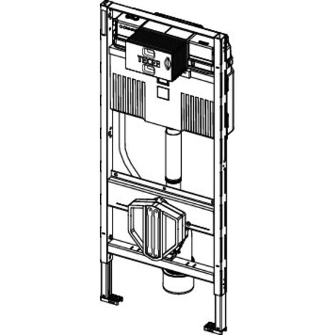 TECEprofil WC-Modul mit Uni-Spülkasten, Bauhöhe 1120 mm, 9300300