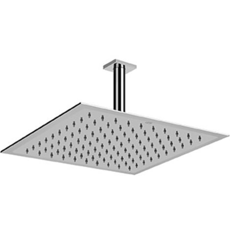 Gessi Emporio Antikalk-Kopfbrause mit Gelenk und Deckenarm, Länge