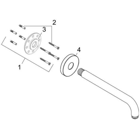 hansgrohe Brausearm 241 mm, 27409000