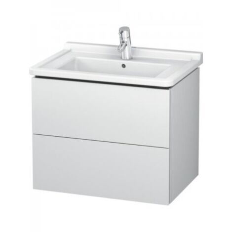 Duravit L-Cube Waschtischunterbau wandhängend, 2 Schubkästen,