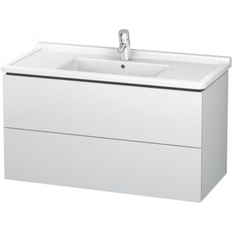 Duravit L-Cube Waschtischunterbau wandhängend, 2 Schubkästen,