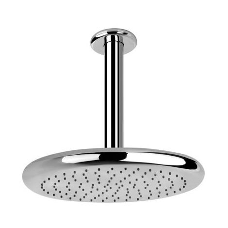 Gessi Goccia Antikalk-Kopfbrause D334 mm, mit Gelenk und