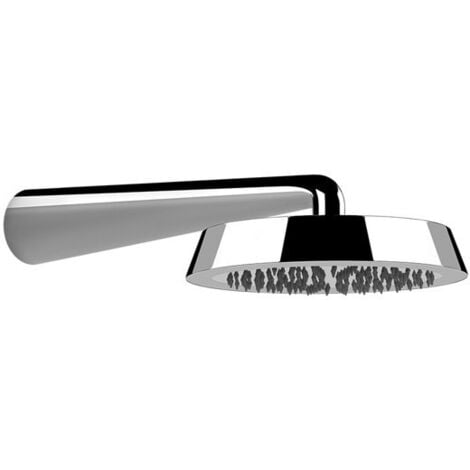 Gessi CONO Antikalk-Kopfbrause D240 mm, mit Gelenk und Wandarm,