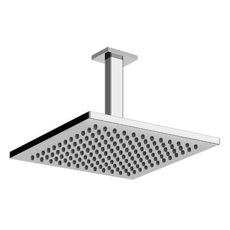 Gessi Emporio Antikalk-Kopfbrause mit Gelenk, quadratischer