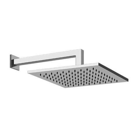 Gessi Emporio Antikalk-Kopfbrause 300mm mit Gelenk, quadratischer