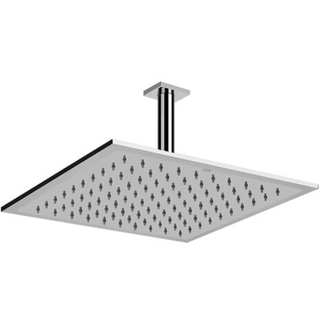 Gessi Emporio Antikalk-Kopfbrause quadratisch, 300 mm mit Gelenk