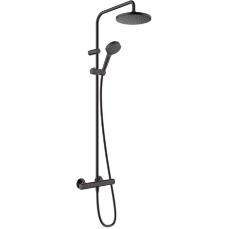 Hansgrohe Vernis Blend - Duschset Showepipe 200 mit Thermostat, schwarz ...