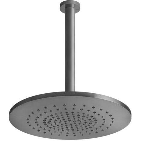 Gessi 316 Antikalk-Kopfbrause D355 mm, mit Gelenk und Deckenarm,