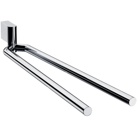 emco system2 Handtuchhalter, schwenkbar, 2-armig, 487mm, chrom,